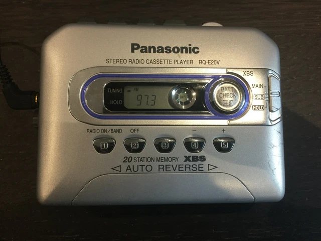 PANASONIC AUTO REVERSE Cassette Player Walkman RQ-E20V - Working EUR ...