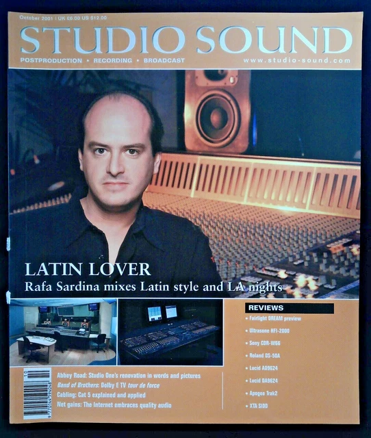 STUDIO SOUND MAGAZINE October 2001 mbox1404 Latin Lover £8.90 - PicClick UK