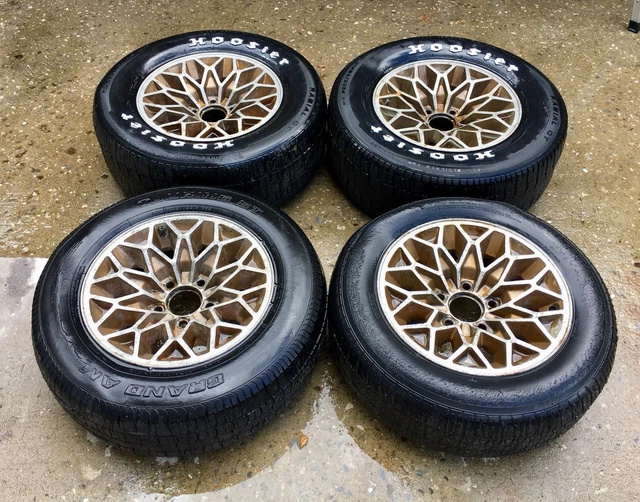 77-81 PONTIAC FIREBIRD Trans Am Snowflake rims wheels Set 15X7 OEM 5X4 ...