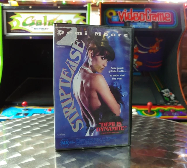 STRIPTEASE - DEMI Moore- VHS Movie Video Tape - Big Box Ex Rental $10.20 - PicClick AU