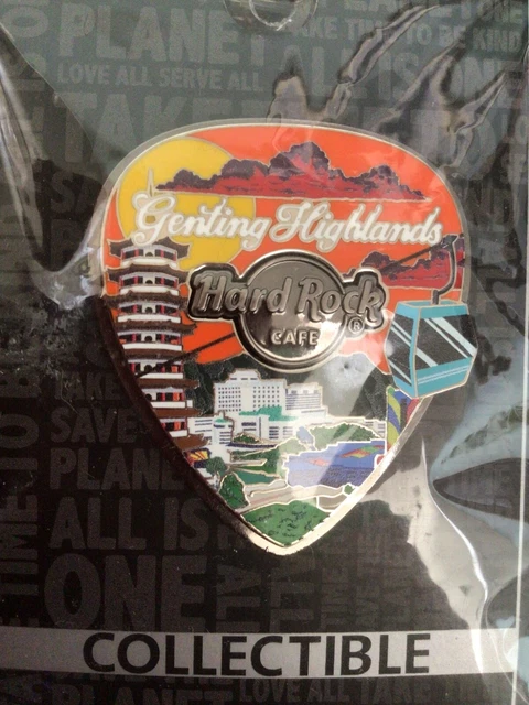 HRC HARD ROCK Cafe Genting Highlands 3D Collage Pick Pin 2025 EUR 37,99 ...
