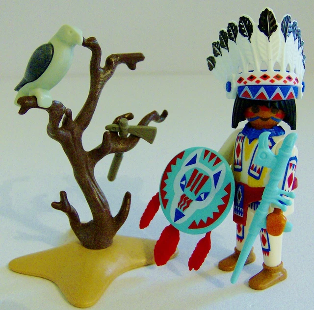 PLAYMOBIL NATIVE AMERICAN Indian Chief Figure £11.99 - PicClick UK