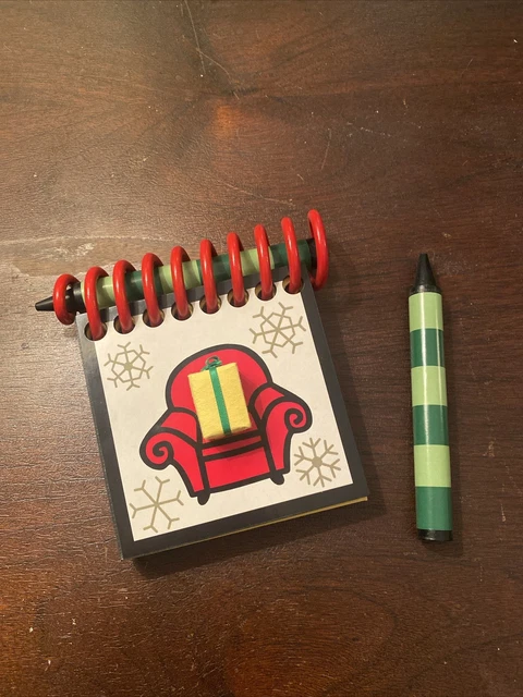 BLUE’S CLUES HANDY Dandy Holiday Notebook Wood Replica W/ Extra Crayon ...