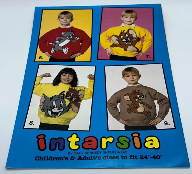 TOM & JERRY Knitting Patterns - Patons, 1995 - NEW - VINTAGE AUSSIE ...