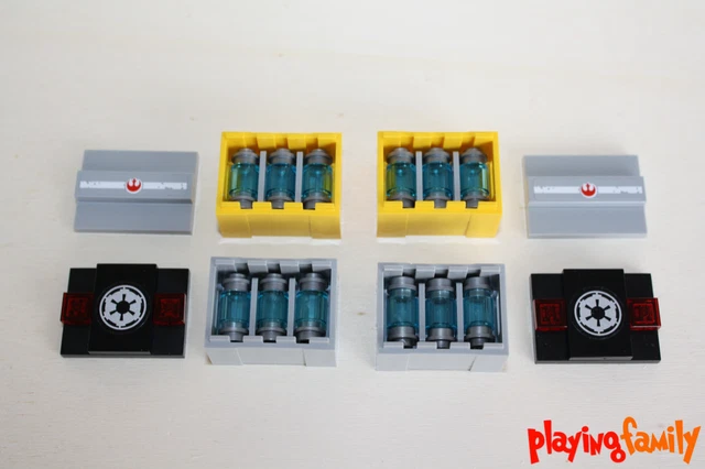 LEGO STAR WARS - Rebellen Imperium, 4 Kisten COAXIUM aus LEGO®-Teilen ...