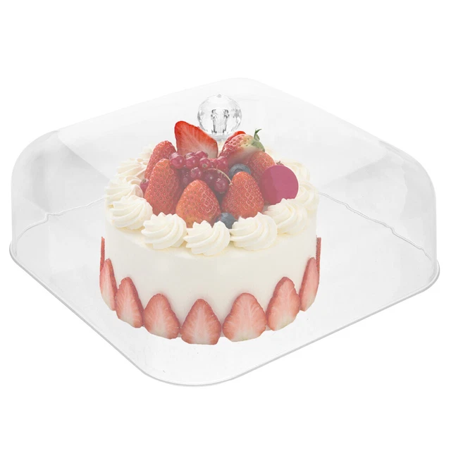 ACRYLIC PASTRY DOME Cake Stand Cover Dessert Cloche £10.99 - PicClick UK