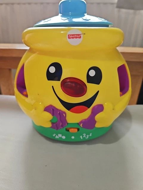 FISHER PRICE LAUGH & Learn Musical COOKIE JAR SHAPE SORTER £1.00 ...