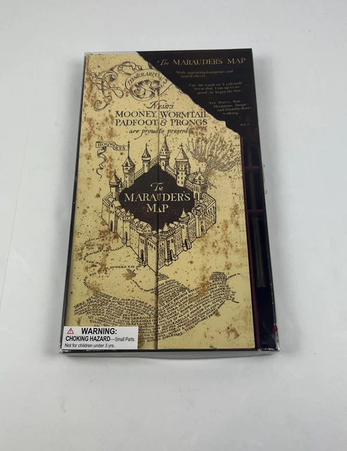 HARRY POTTER MARAUDER'S Map with Appearing Footprints and Sound Effect ...