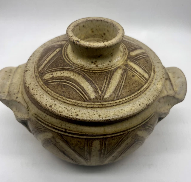 VTG STUDIO POTTERY Lidded Casserole Dish By Michael Gaitskell Wootton ...