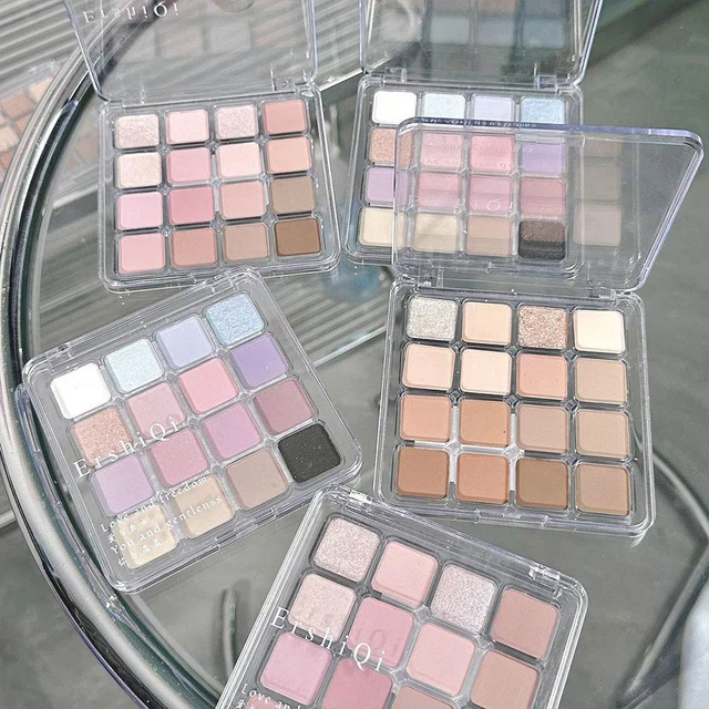 EYESHADOW PLATE MAKEUP Palette Highlighters Eye Shadow Cosmetics 16 ...