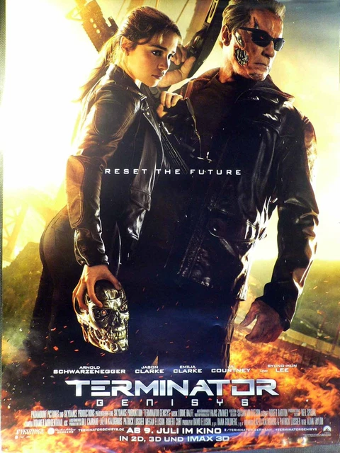 TERMINATOR GENISYS - Arnold Schwarzenegger - Filmposter A1 84x60cm ...