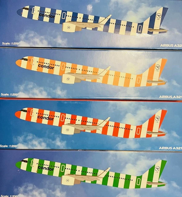 AIRBUS A321-200 CONDOR Strip NEW LIVERY 2023 NEW 1:200 4 Colors / 4 ...