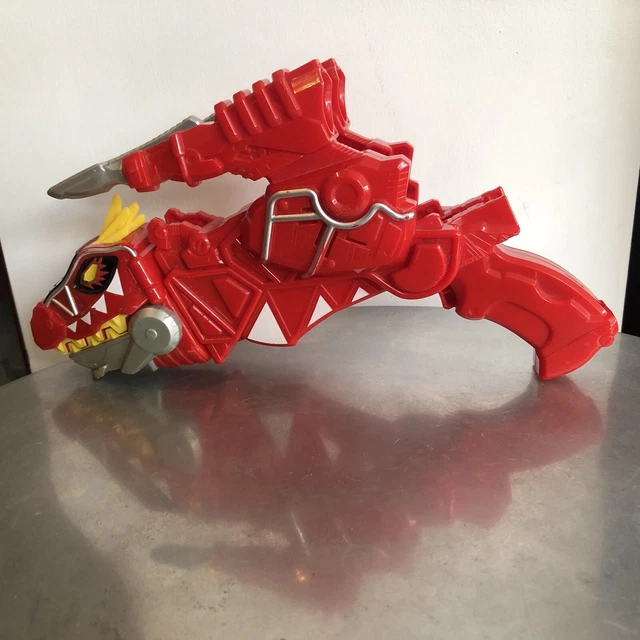 POWER RANGERS DINO Charge Red T-Rex Morpher Gun - Bandai 2015 £4.99 ...