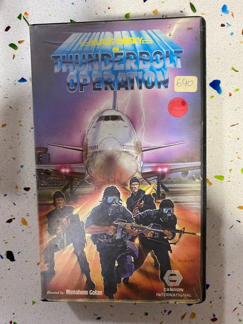 THUNDERBOLT OPERATION VHS Film Klaus Kinsky Menahem Golan - Bolt Isotherme EUR 33,60 - PicClick FR