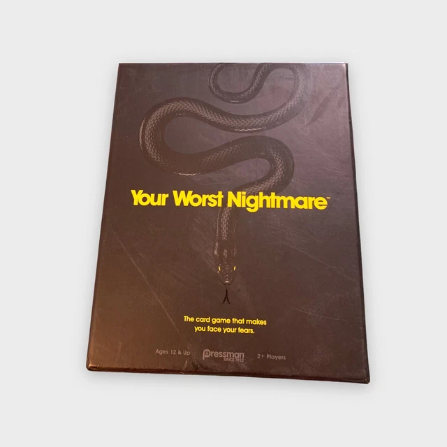 YOUR WORST NIGHTMARE Card Game by PRESSMAN Face Your Fears 2+ Players ...