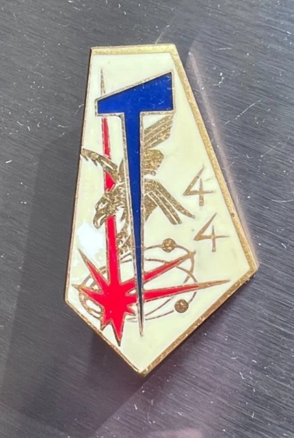 ORIGINAL MILITAIRE INSIGNE 44° Regiment De Transmissions / Drago Tbe ...
