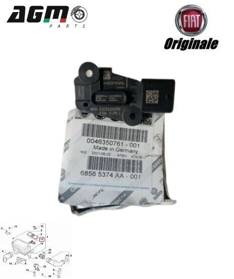 MISURATORE PORTATA ARIA Originale Fiat 500X Tipo Ducato Renegade 1.6 D ...