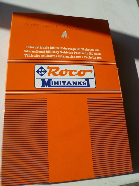 COFFRET, RARE, 4 chars Russes Roco Minitanks référence 801 échelle Ho 1 ...