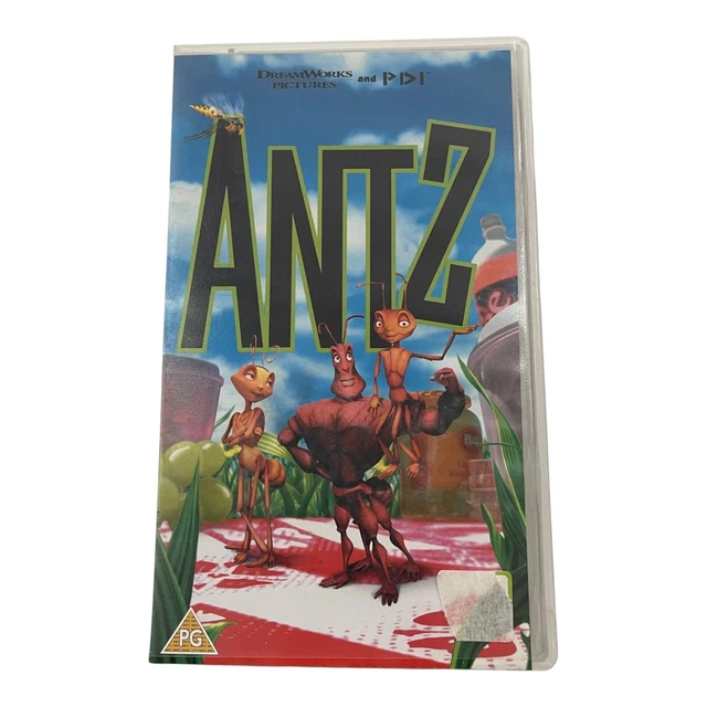 ANTZ (1998) DREAMWORKS Animation VHS Tape PG Rated Animated Film £7.99 - PicClick UK