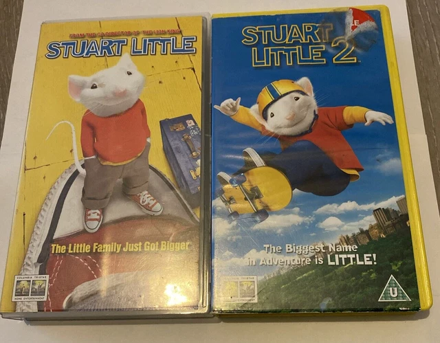 2 X VHS Stuart Little 1 And 2 (VHS, 2002) | Retro Children's Video Tape ...