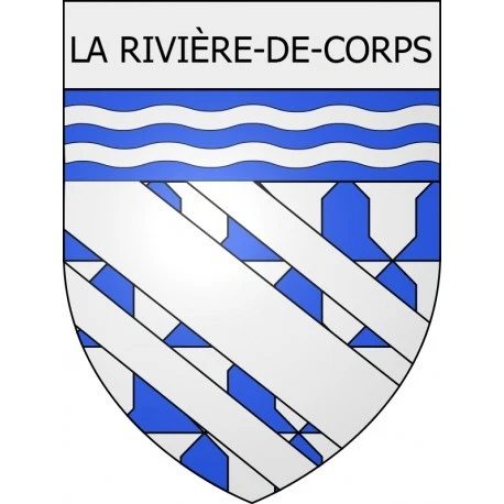 LA RIVIÈRE-DE-CORPS 10 ville Stickers blason autocollant adhésif Taille:8 cm EUR 3,99 - PicClick FR