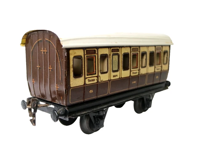 AC4890: VINTAGE MARKLIN Gauge1 LNWR 1st & 3rdPassenger Coach No.2871 £ ...
