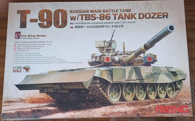 MENG-MODEL TS-014 T-90 w/TBS-86 Tank Dozer selten EUR 59,00 - PicClick DE