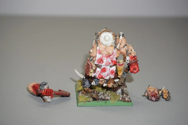 WARHAMMER FANTASY OGRE Kingdoms Slaughtermaster Metzger Metall EUR 70 ...