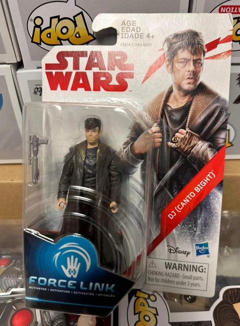 FIGURINE ARTICULÉE STAR Wars DJ Canto Bight The Last Jedi Force Link 3 ...