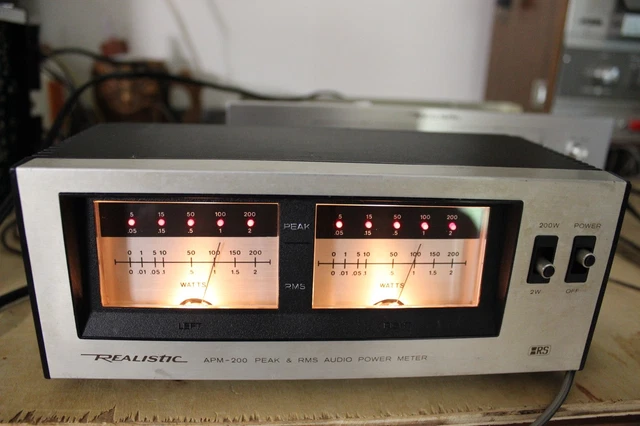RESTORED REALISTIC APM-200 Peak & RMS Power Meter (3) £248.00 - PicClick UK