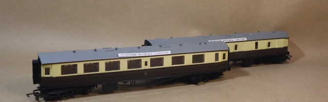 AIRFIX OO GAUGE GWR Centenary Coaches – Cornish Riviera Nameboards ...