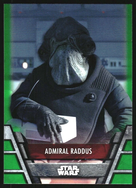 2020 STAR WARS Holocron vert #REB30 Admiral Raddus EUR 2,20 - PicClick FR