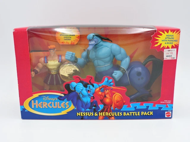 NESSUS & HERCULES Battle Pack Disney's HERCULES 1997 Mattel SEALED ...