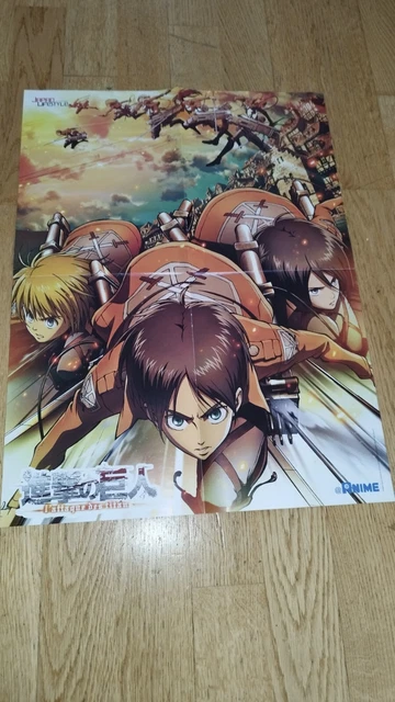 POSTER L'ATTAQUE DES titans Shingeki no kyojin Kalafina Jpop manga ...