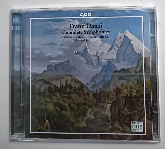 FRANZ DANZI COMPLETE Symphonies Howard Griffiths 2 CDs New Sealed £26. ...