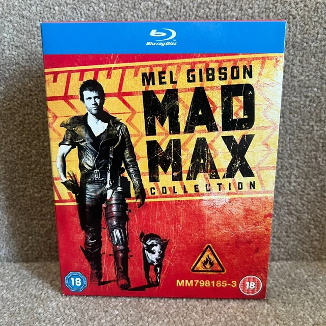 BLU-RAY DVD BOX Set - Mad Max Collection - Mel Gibson - Cert 18 £16.32 ...