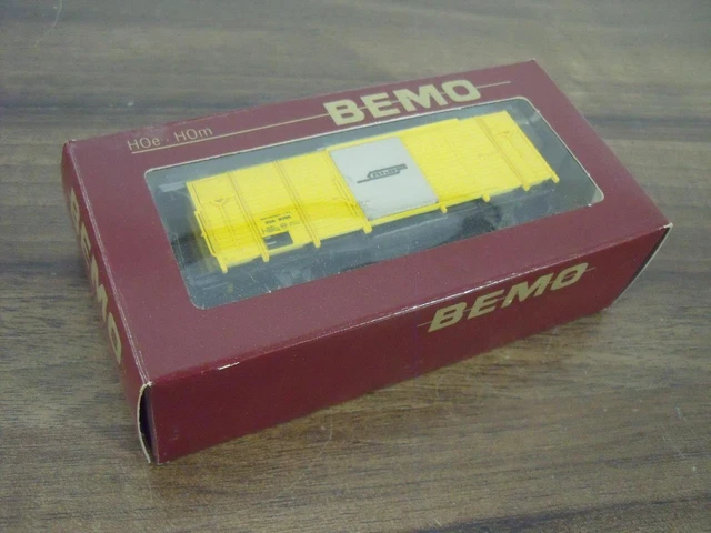 BEMO 2271 196 Gedeckter Güterwagen RhB Xbk 9096 Spur H0m neuw. OVP EUR ...