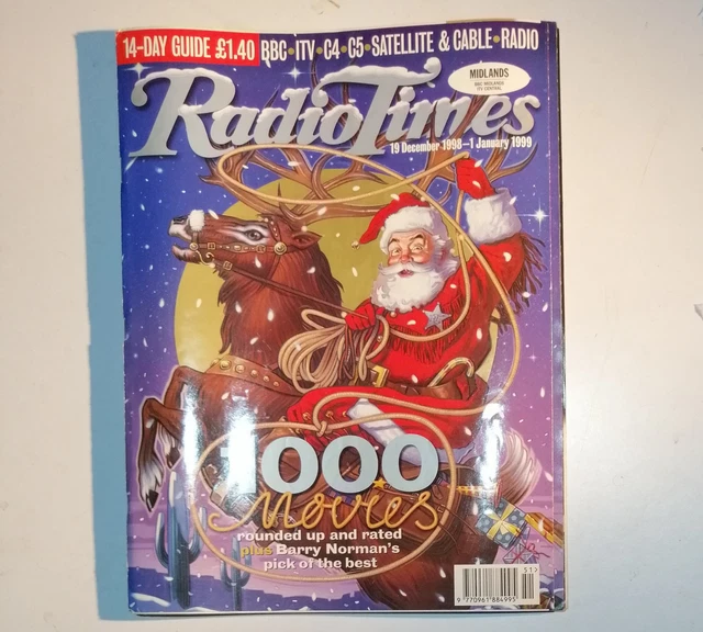 RADIO TIMES CHRISTMAS 1998 Bumper Double Issue £19.43 - PicClick UK