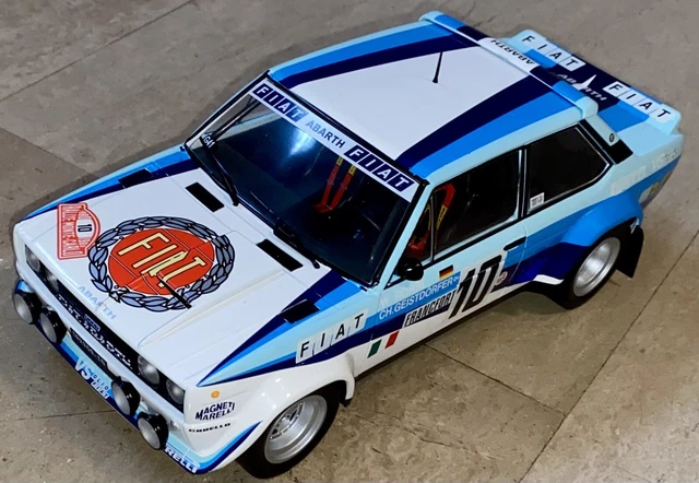 FIAT 131 ABARTH TEAM FIAT WORKS (night version) 1/18 IXO (no Kyosho ...