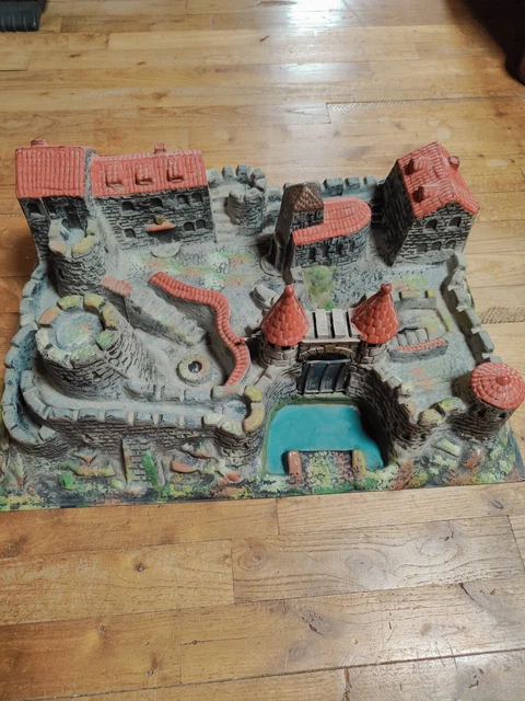 CHÂTEAU FORT CAMELOT Elastolin - Vintage des Années 1970 - Moyen Age ...