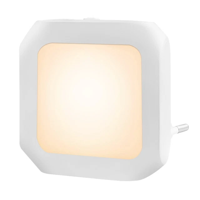 PLUG-IN NIGHT LIGHT with Dusk to Dawn Sensor Automatic LED Wall Night ...