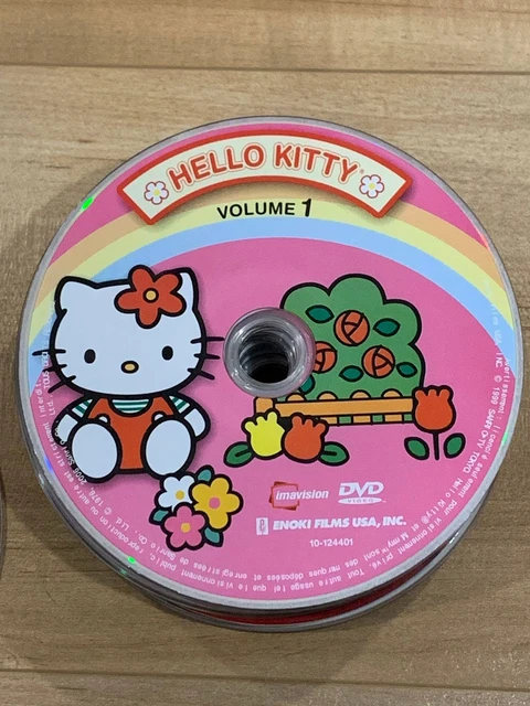 HELLO KITTY VOLUME 1 DVD Imavision Enoki Films Kids Animation Pink Disc ...