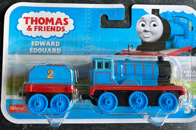 THOMAS & FRIENDS TrackMaster Edward Push Along Metal Engine Toy Figure ...