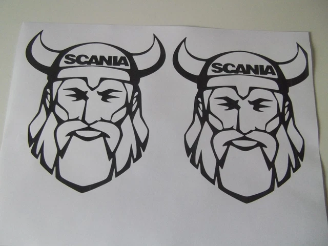 SCANIA WIKINGER AUFKLEBER Truck LKW Tattoo Styling Decal Vinil EUR 11 ...