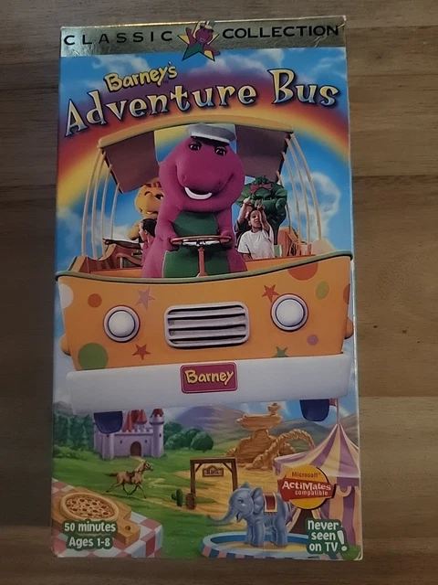 BARNEY - BARNEYS Adventure Bus (VHS, 1997) £8.90 - PicClick UK