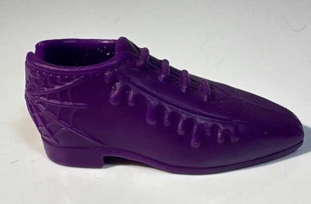 KEN DOLL SHOE Purple Plastic Doll Shoe With Spider Web Design ONE SHOE ...