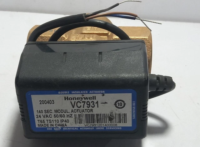 HONEYWELL VC7931 MODULATING Control Valve / 140 Sec. Modul Déclencheur ...