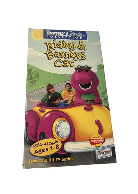 BARNEY - RIDING in Barneys Car (VHS, 1995) B4 £12.81 - PicClick UK