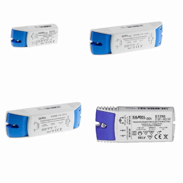 ELEKTRONISCHER TRAFO TRANSFORMATOR 230V auf 12V Halogen 60W 105W 150W 200W 250W EUR 11,90 ...