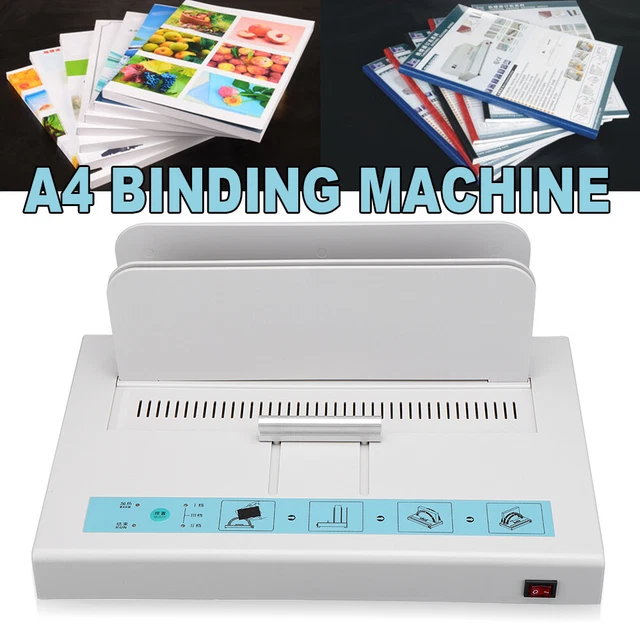 HOT MELT THERMAL Binding Machine Electric Book Binder for A4 CPU ...